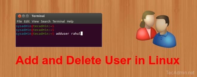 How To Add And Delete User In Ubuntu LinuxMint