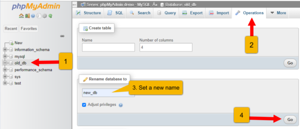 How To Rename MySQL Database 3 Quick Methods TecAdmin