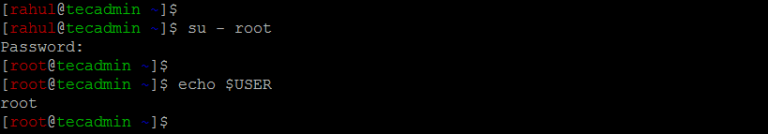 Difference Between `su` And `su ` Commands In Linux 1591